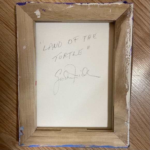Gordon Fiddler | Art | Rare Gordon Fiddler Land Of The Turtle Original ...